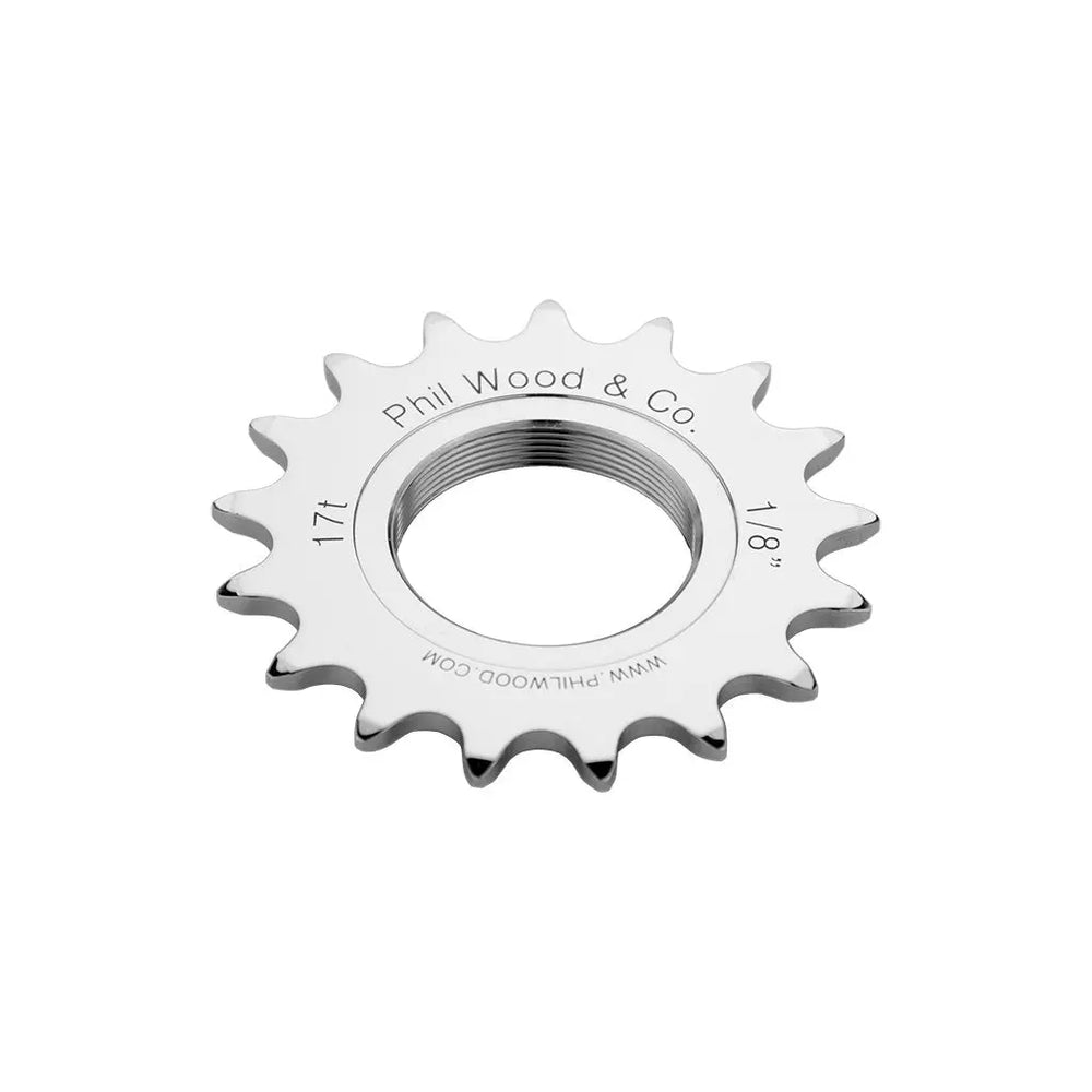 Phil Wood Stainless Steel Fixed Cog, 1/8", Polished - Wabi Cycles